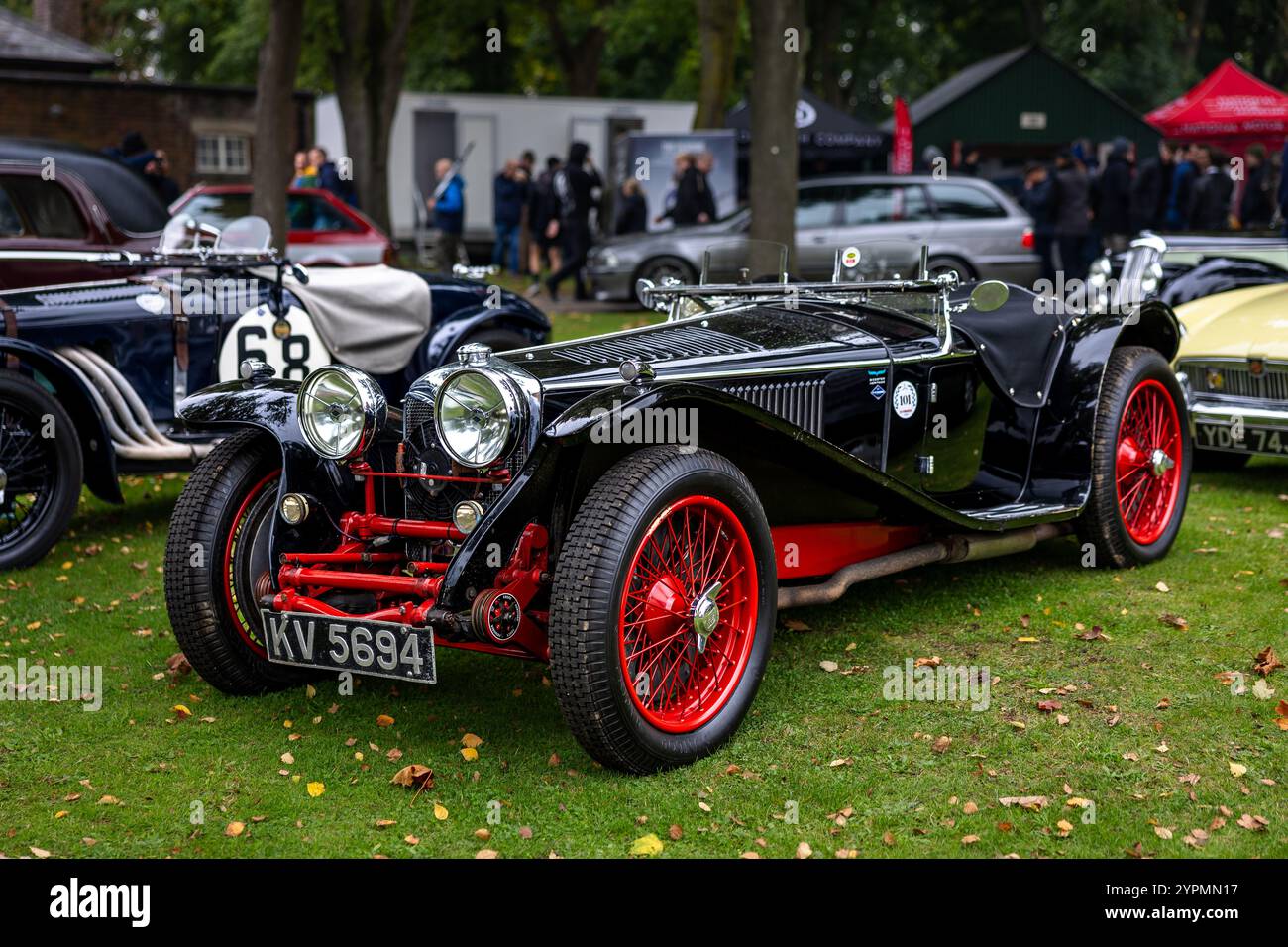 1933 Riley MPH, on display at the Bicester Heritage Scramble on the 6th ...