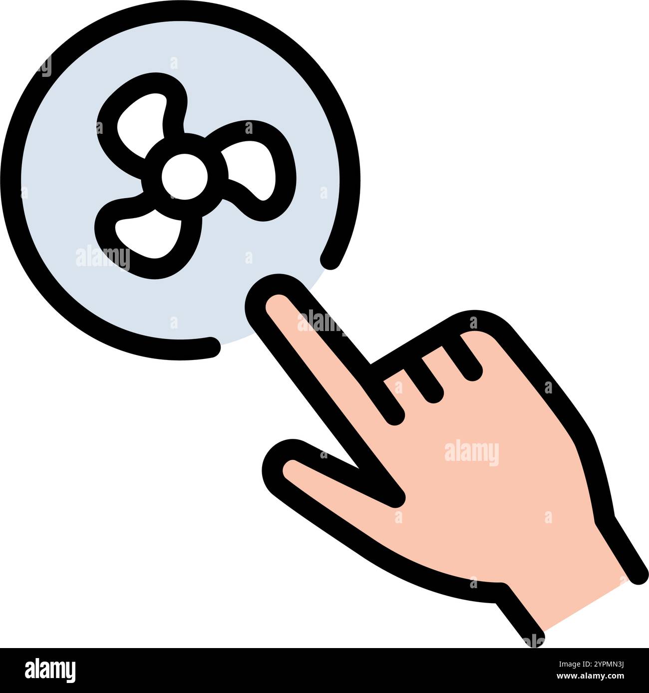 Air Conditioning color icon . Heating, ventilation and cooling systems ...