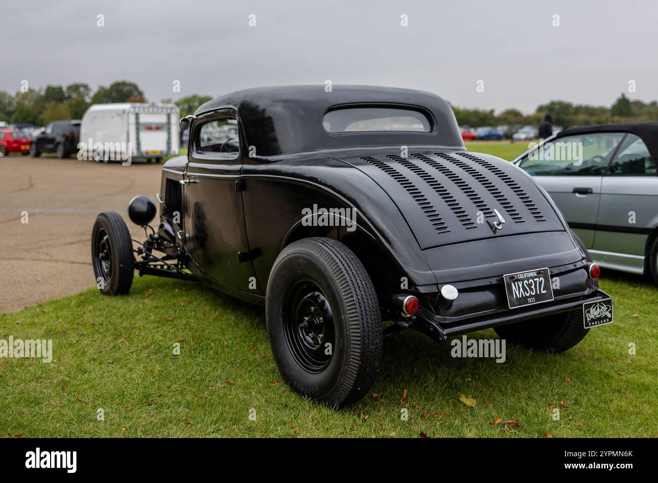 1933 Ford coupe, on display at the Bicester Heritage Scramble on the ...