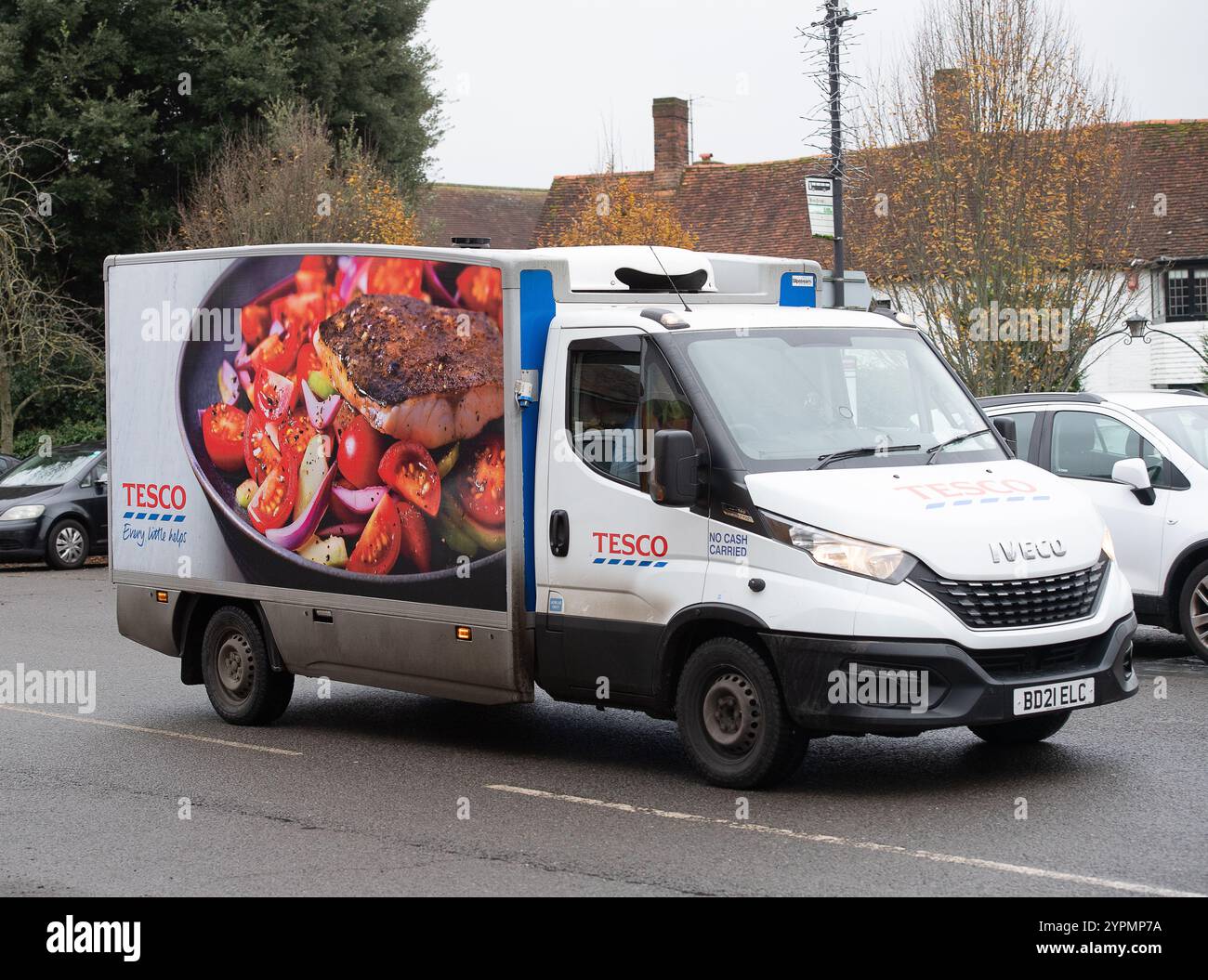 Tescos delivery van hi-res stock photography and images - Alamy