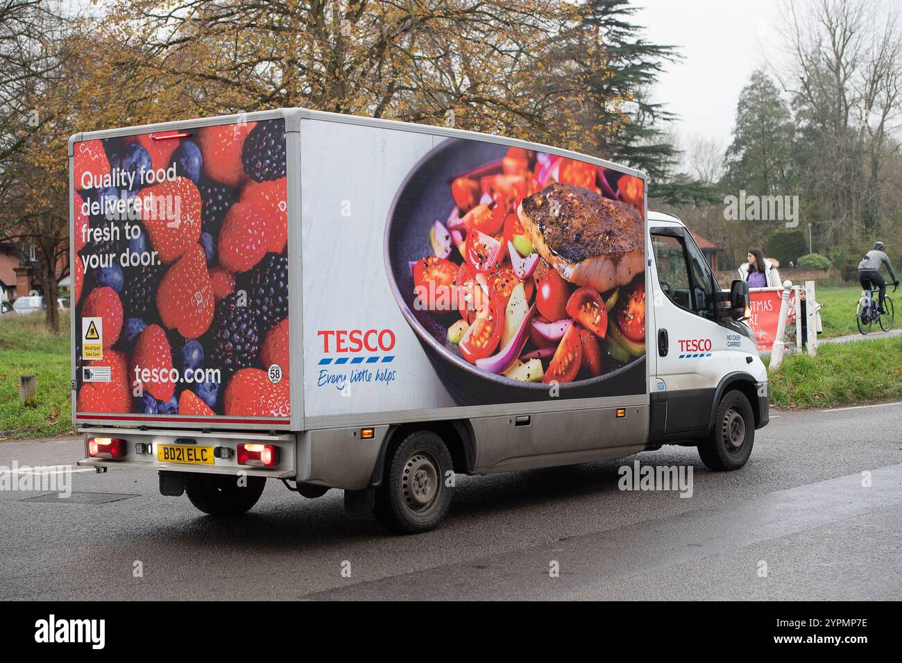 Tescos delivery van hi-res stock photography and images - Alamy
