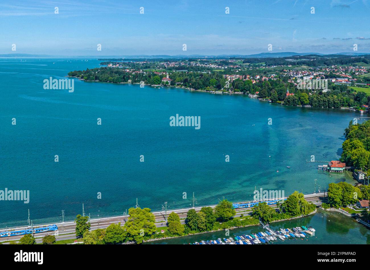 Summer on Bavarian Lake Constance around Lindau-island Stock Photo - Alamy