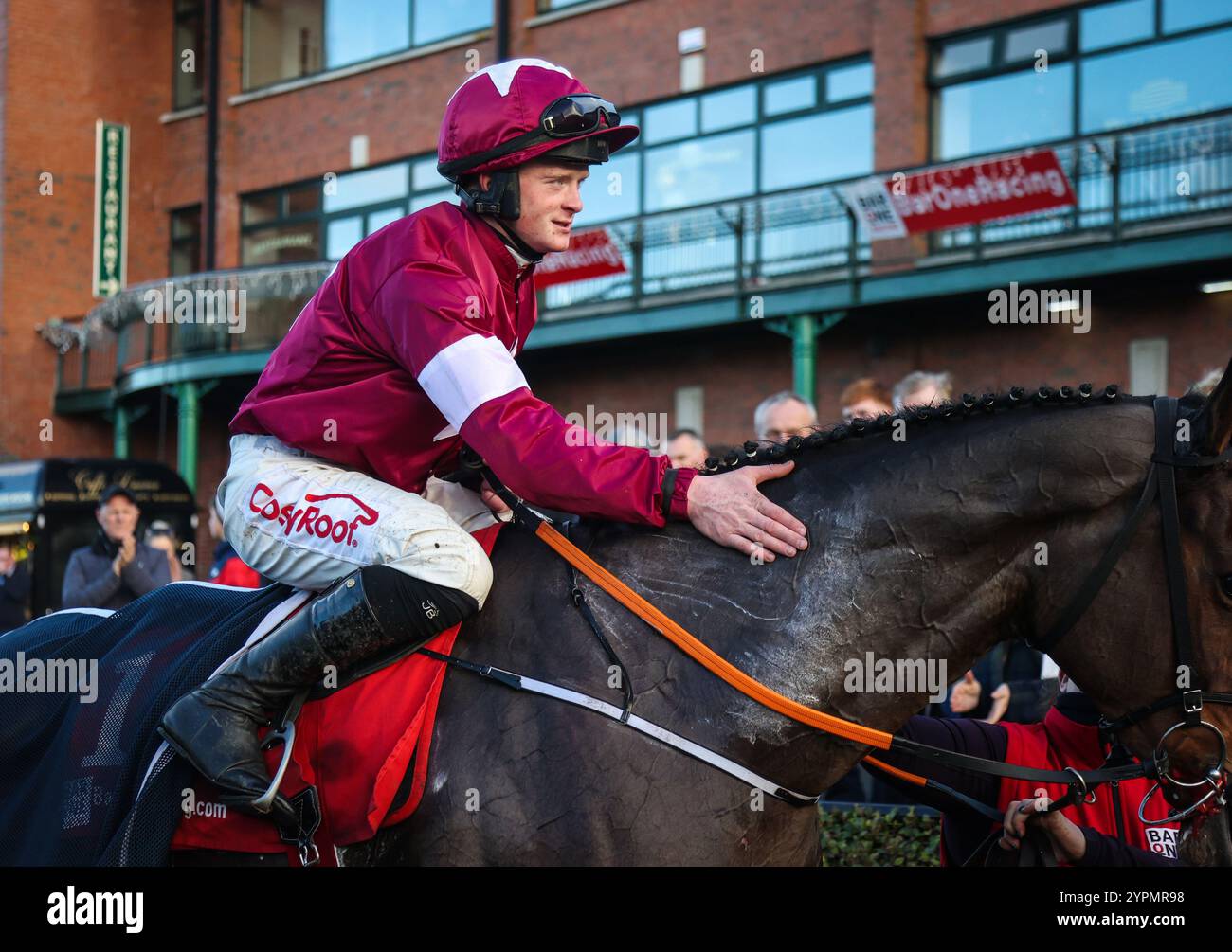 Croke Park and jockey Sam Ewing after winning the Bar One Racing ...