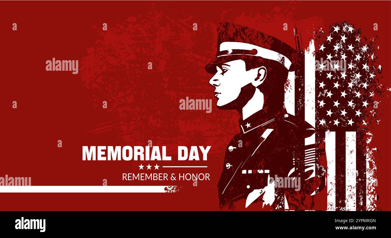 Soldier on remembrance day Stock Vector Images - Alamy