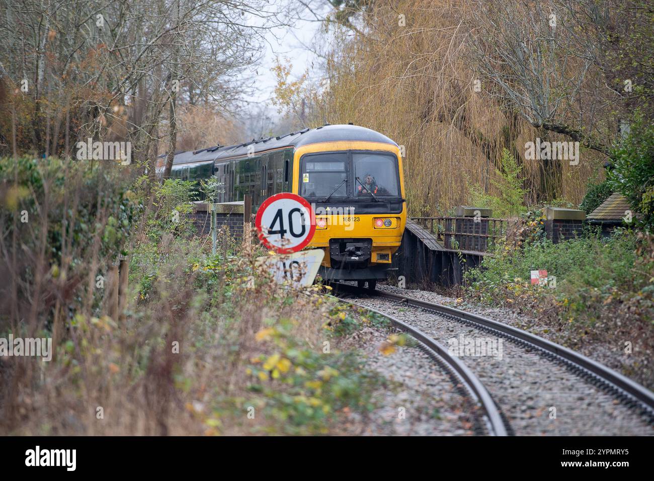 Bourne End, UK. 30th November, 2024. A GWR passenger train passes ...
