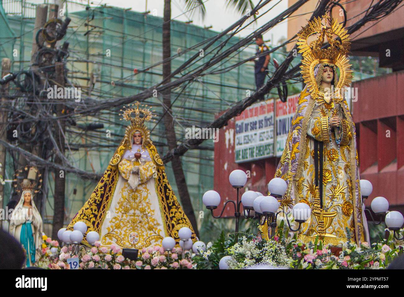 December 4, 2024, Quezon City, Quezon, Philippines: Statues of Mary is ...