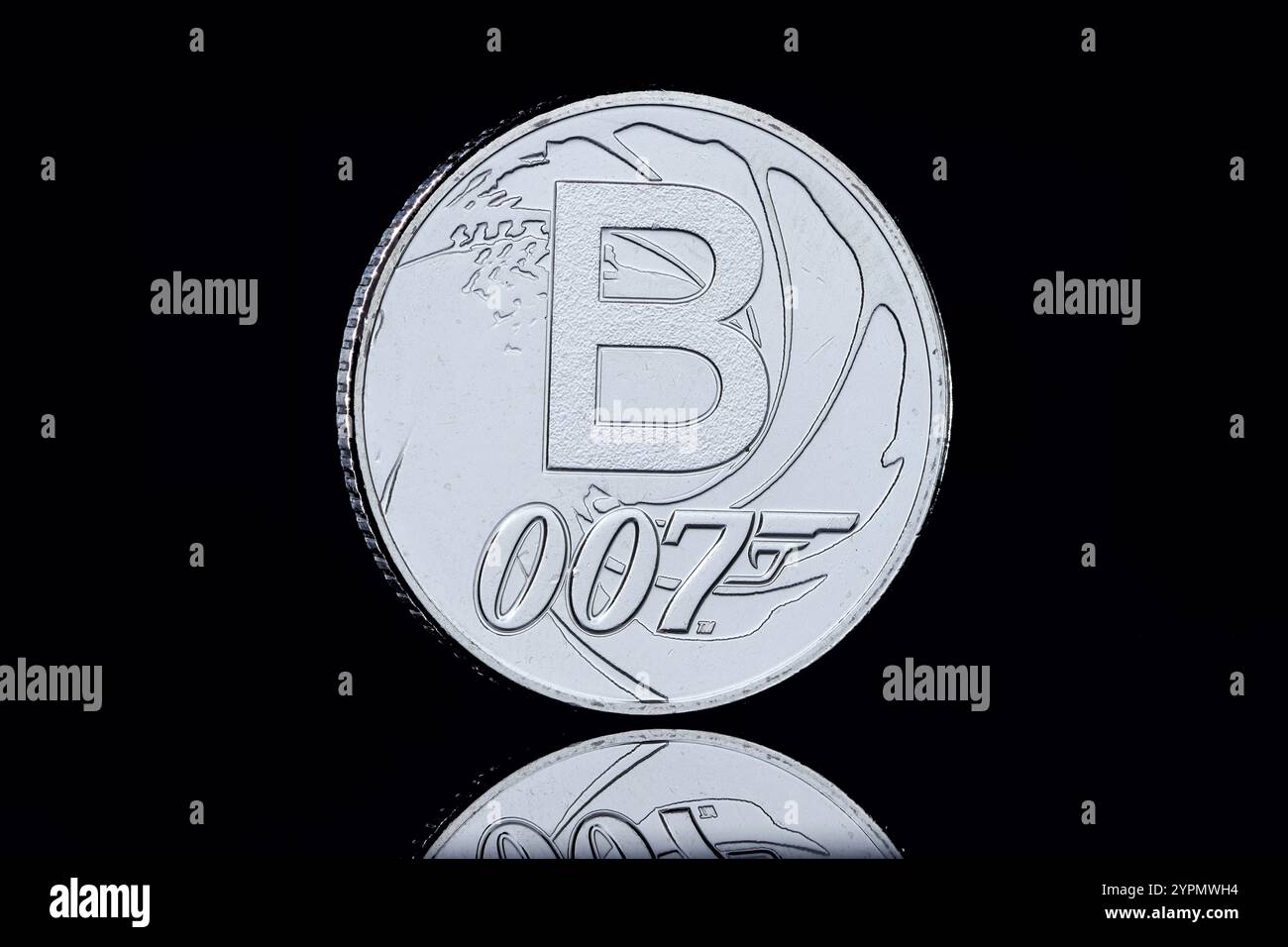 James bond 10p coin hi-res stock photography and images - Alamy