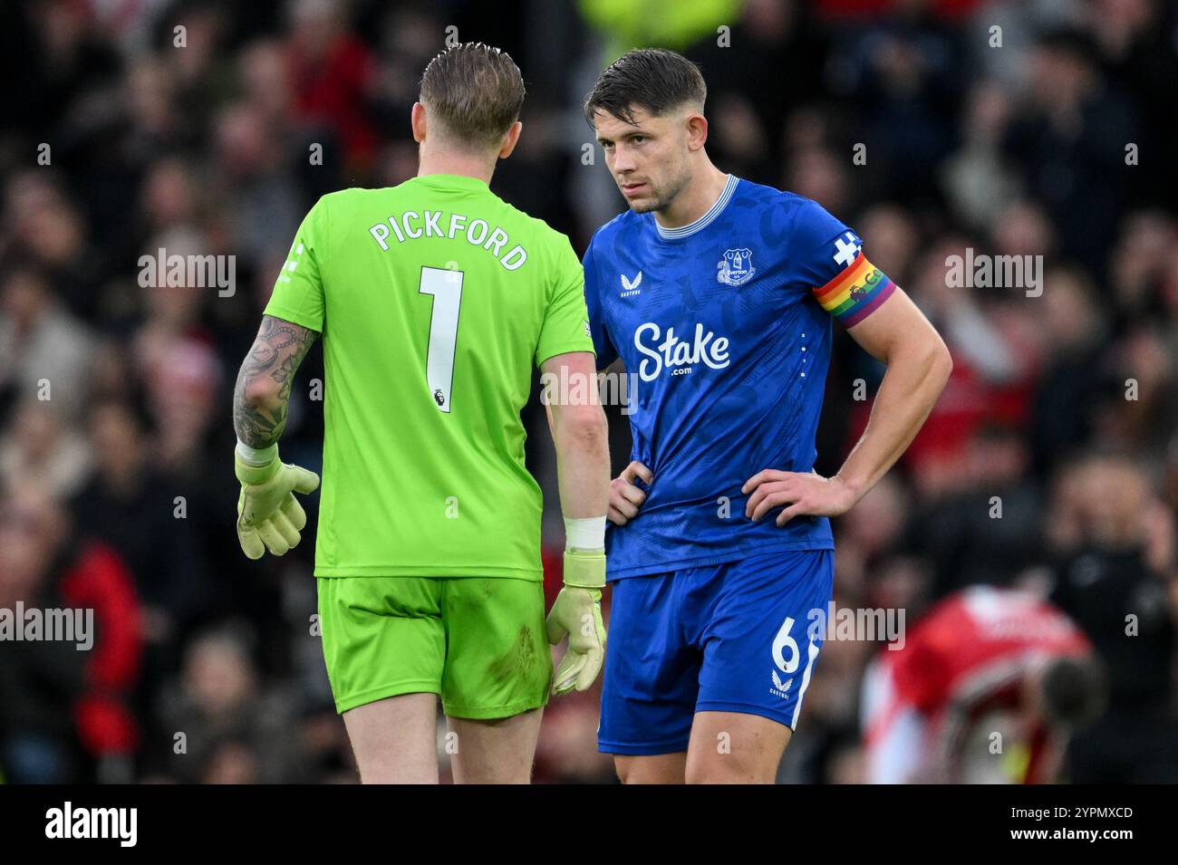 Jordan pickford james trafford hi-res stock photography and images - Alamy