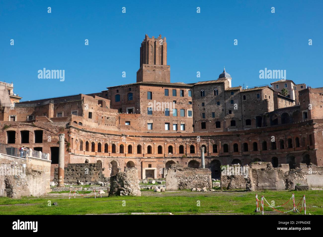 Rome, Italy - November 4, 2024: The Roman Forum is a rectangular plaza ...