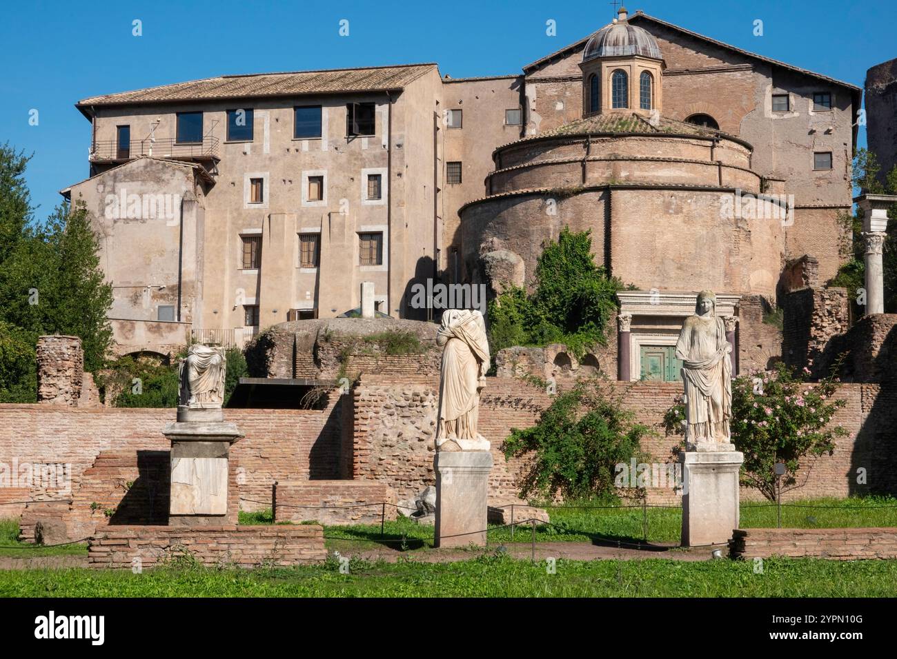 Rome, Italy - November 4, 2024: Impressive architectural remains of ...