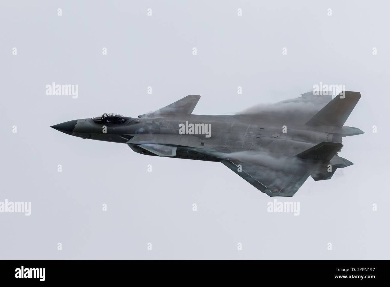 A Chinese People's Liberation Army Air Force Chengdu J-20 Stealth air ...