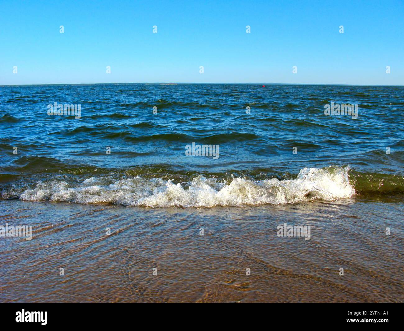 Seaside landscape coming waves hi-res stock photography and images - Alamy