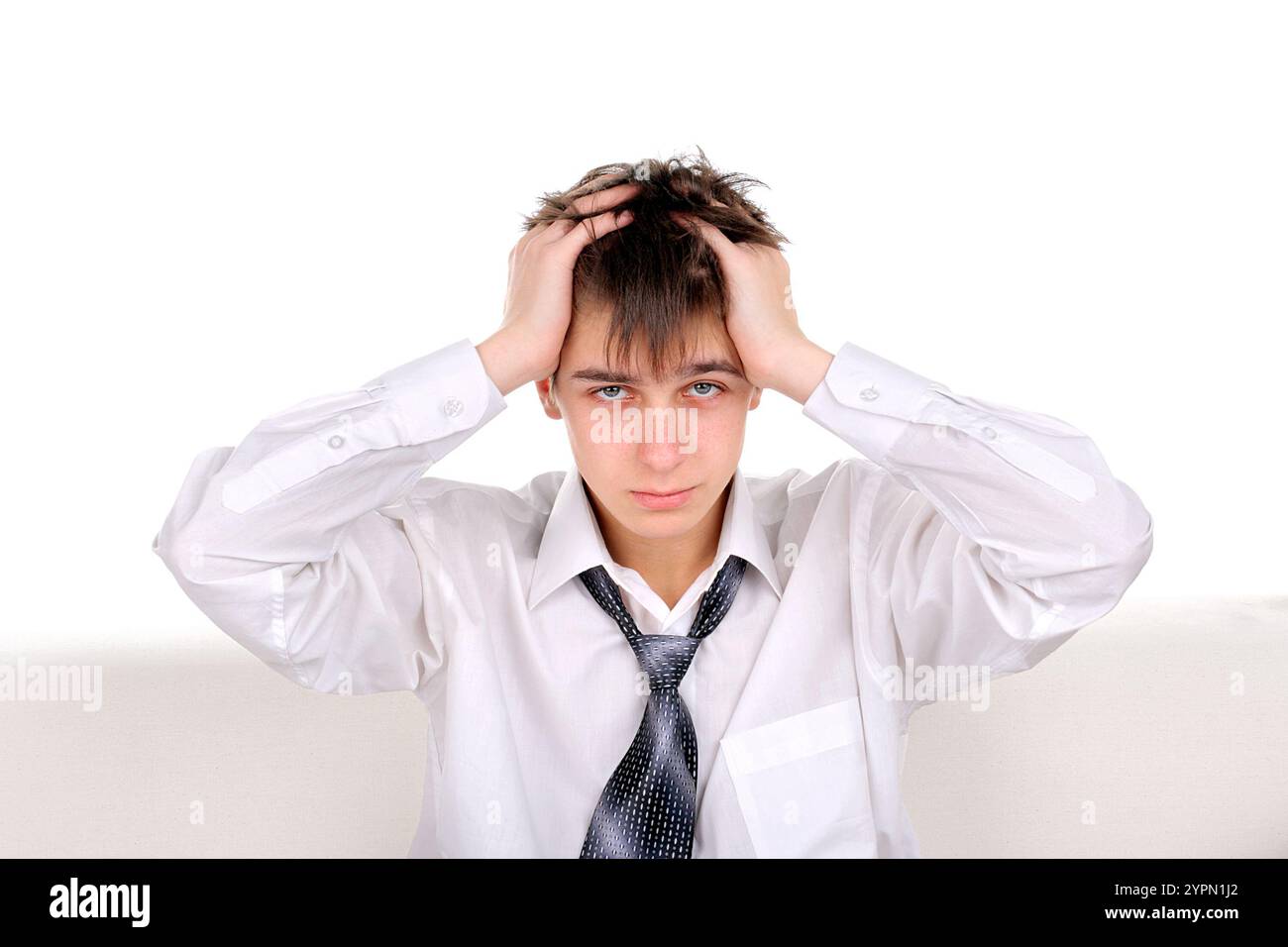 Confused look isolated teen hi-res stock photography and images - Alamy