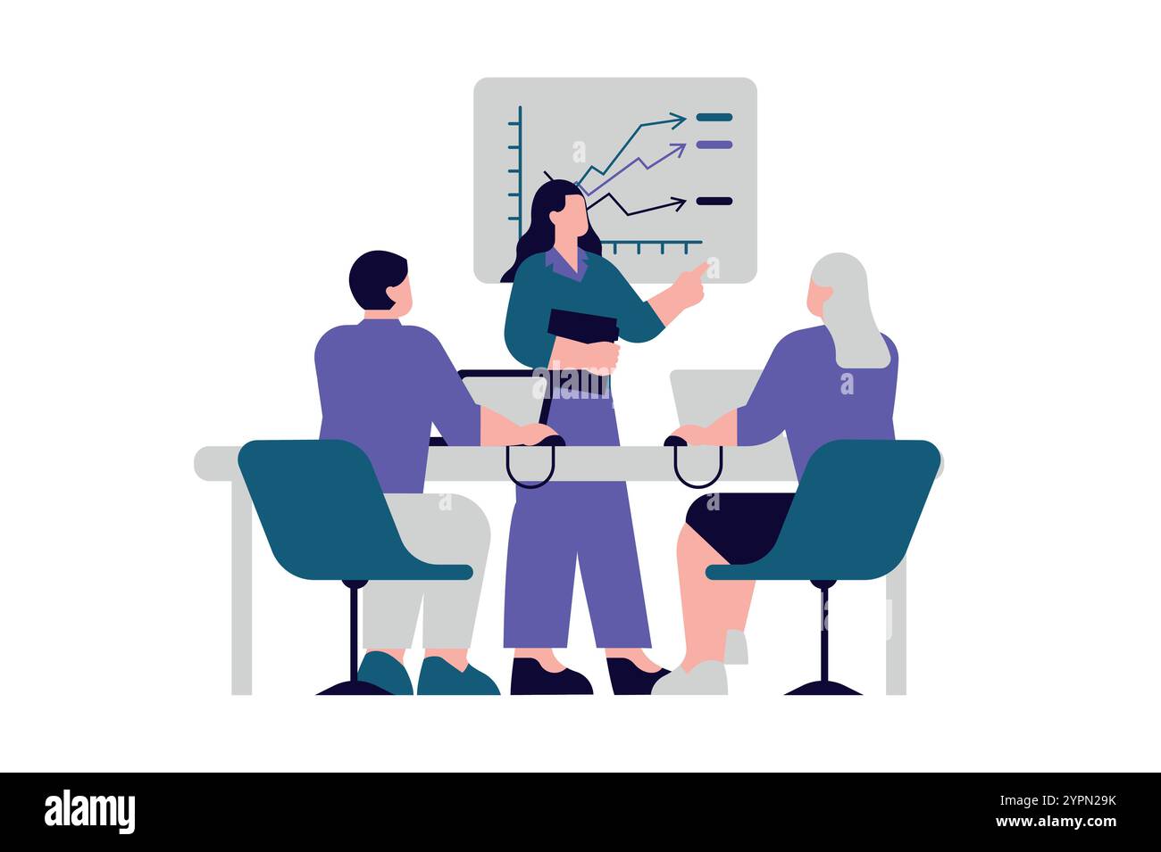 Discussion client Stock Vector Images - Alamy