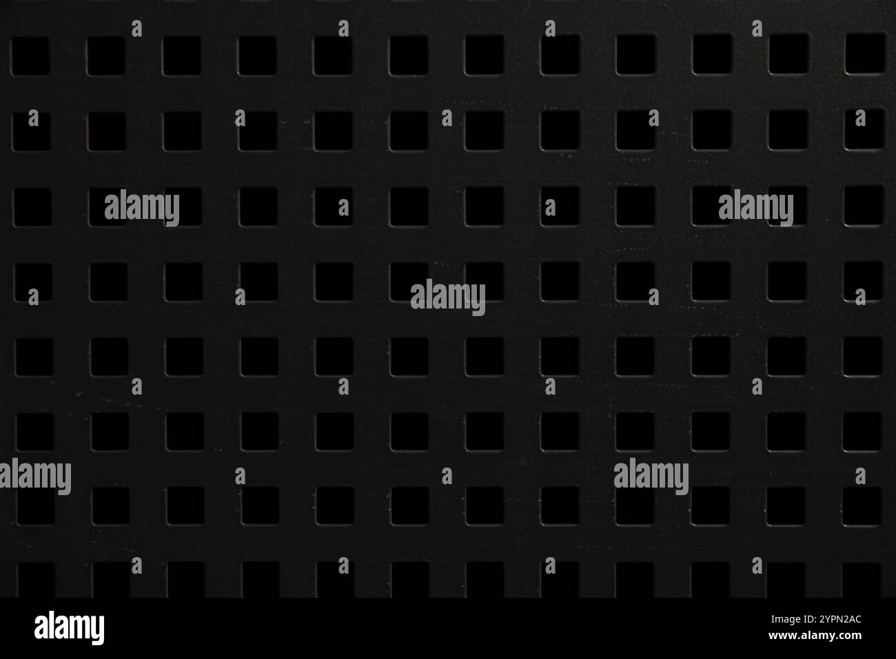 Metal Grid Pattern with Square Holes Stock Photo - Alamy