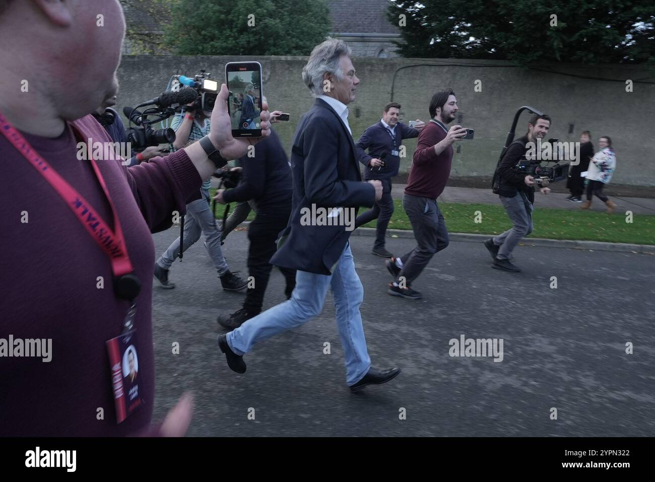 Independent candidate Gerry "The Monk" Hutch leaves the RDS ...
