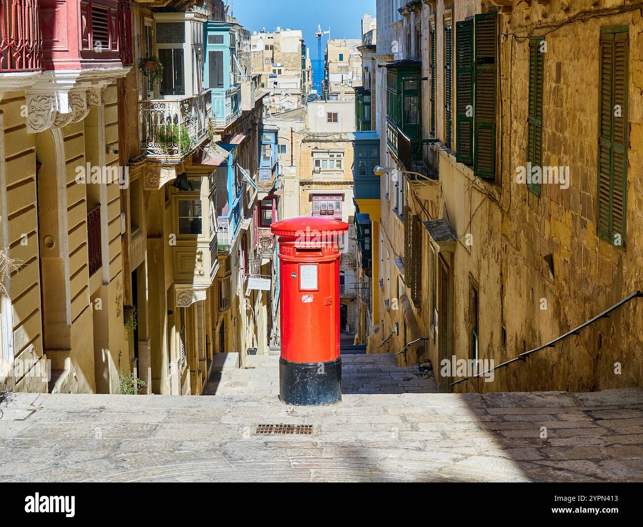 Red letter box valletta malta hi-res stock photography and images - Alamy