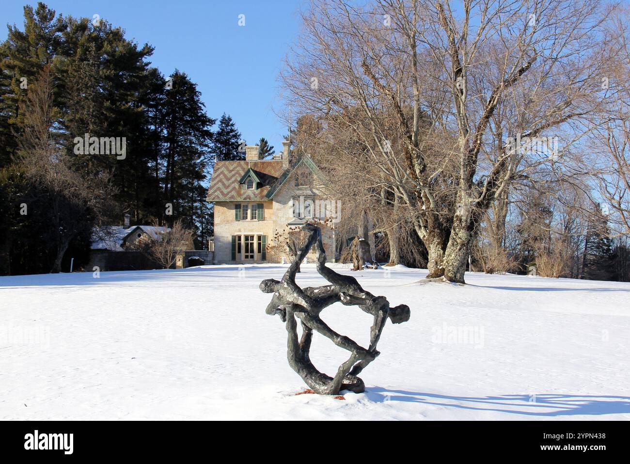 'Children' sculpture on the grounds of Norman Rockwell Museum, by Peter ...