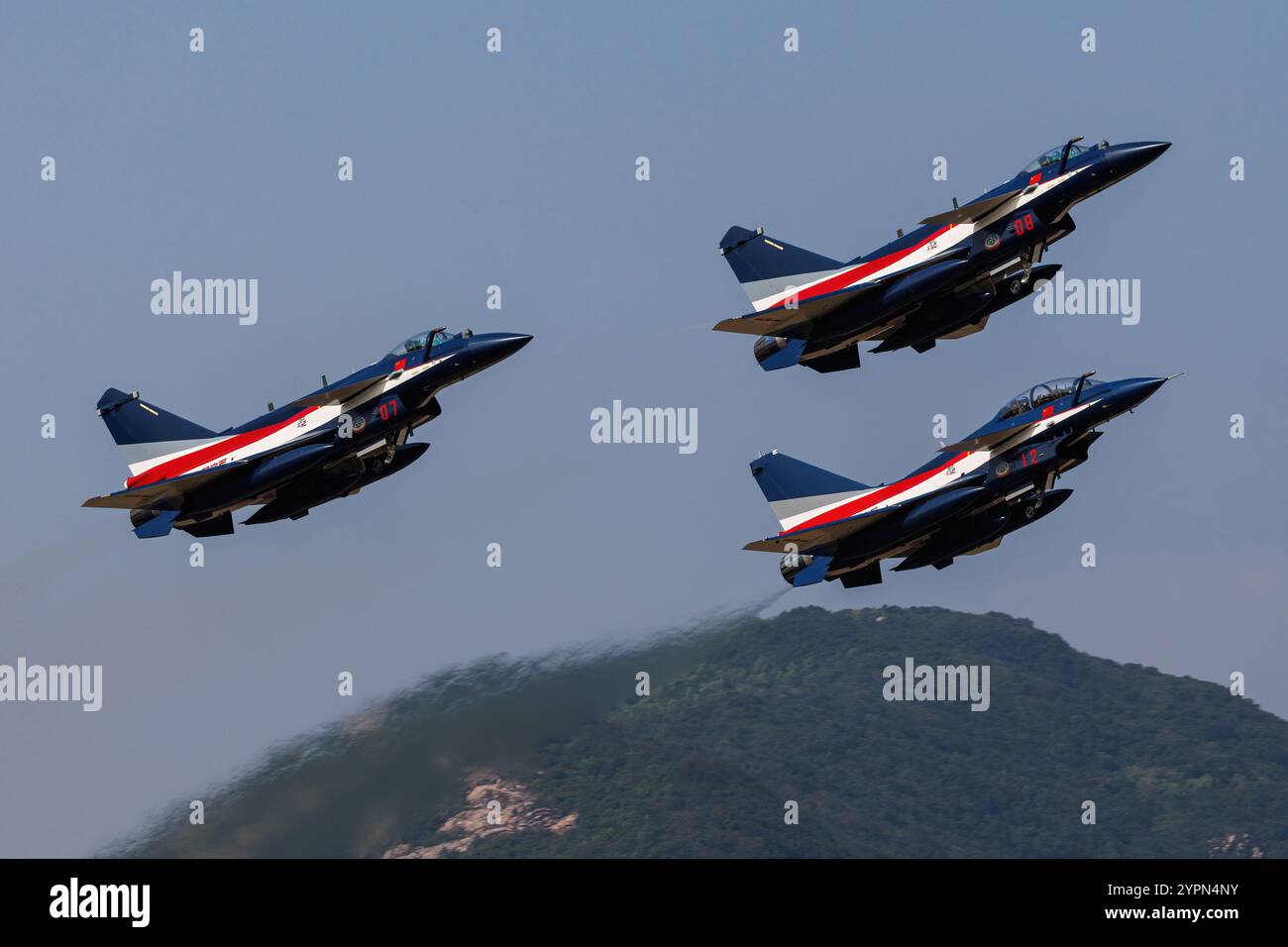 Chinese People's Liberation Army Air Force Chengdu J-10 Vigorous Dragon of the August 1st or Ba ...