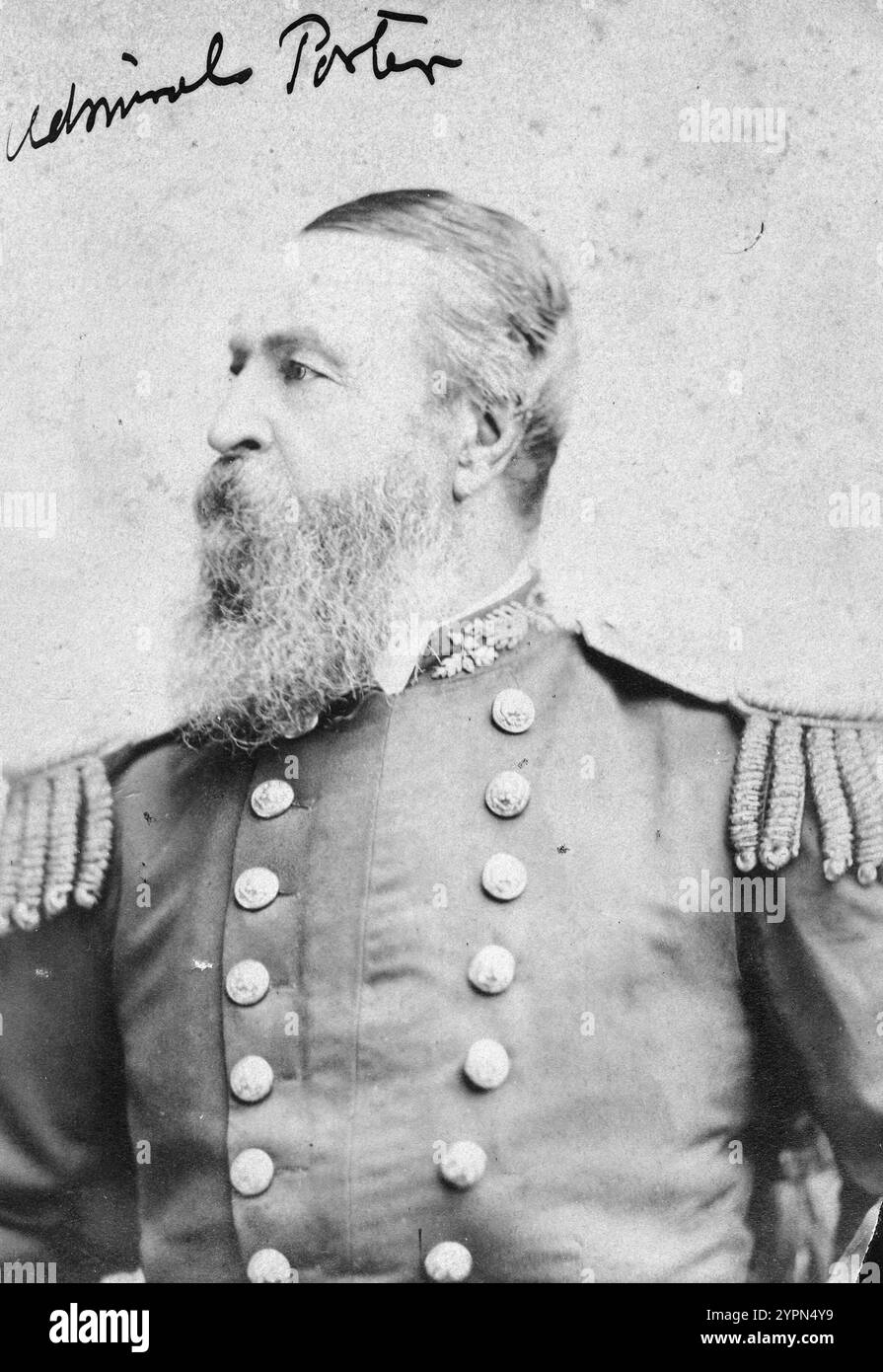 A single photograph of Admiral David Dixon Porter printed by C.M. Bell ...