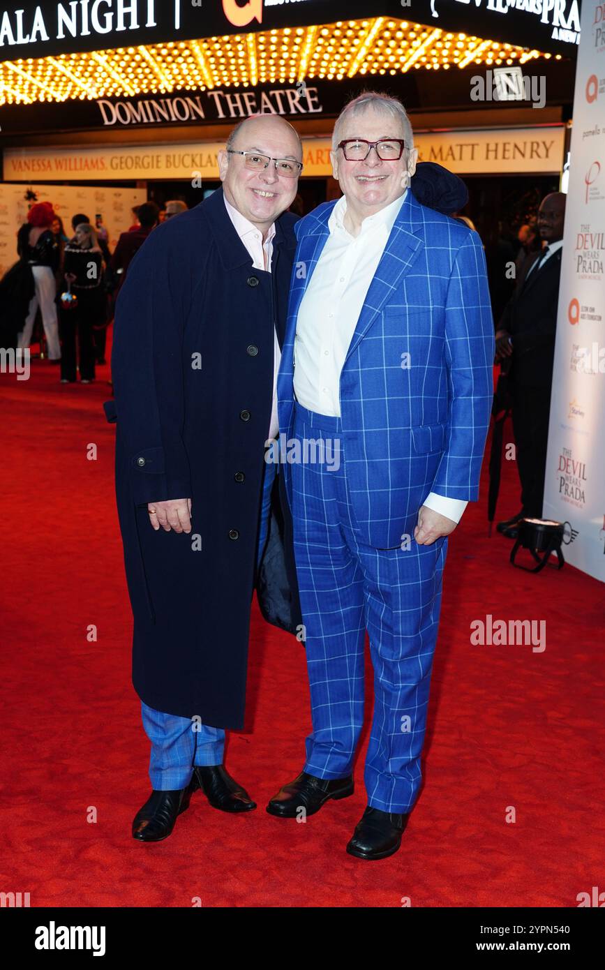 Neil Sinclair (left) and Christopher Biggins attend the opening for the ...