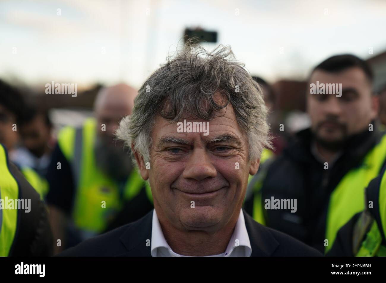 Independent candidate Gerry "The Monk" Hutch outside RDS Simmonscourt ...