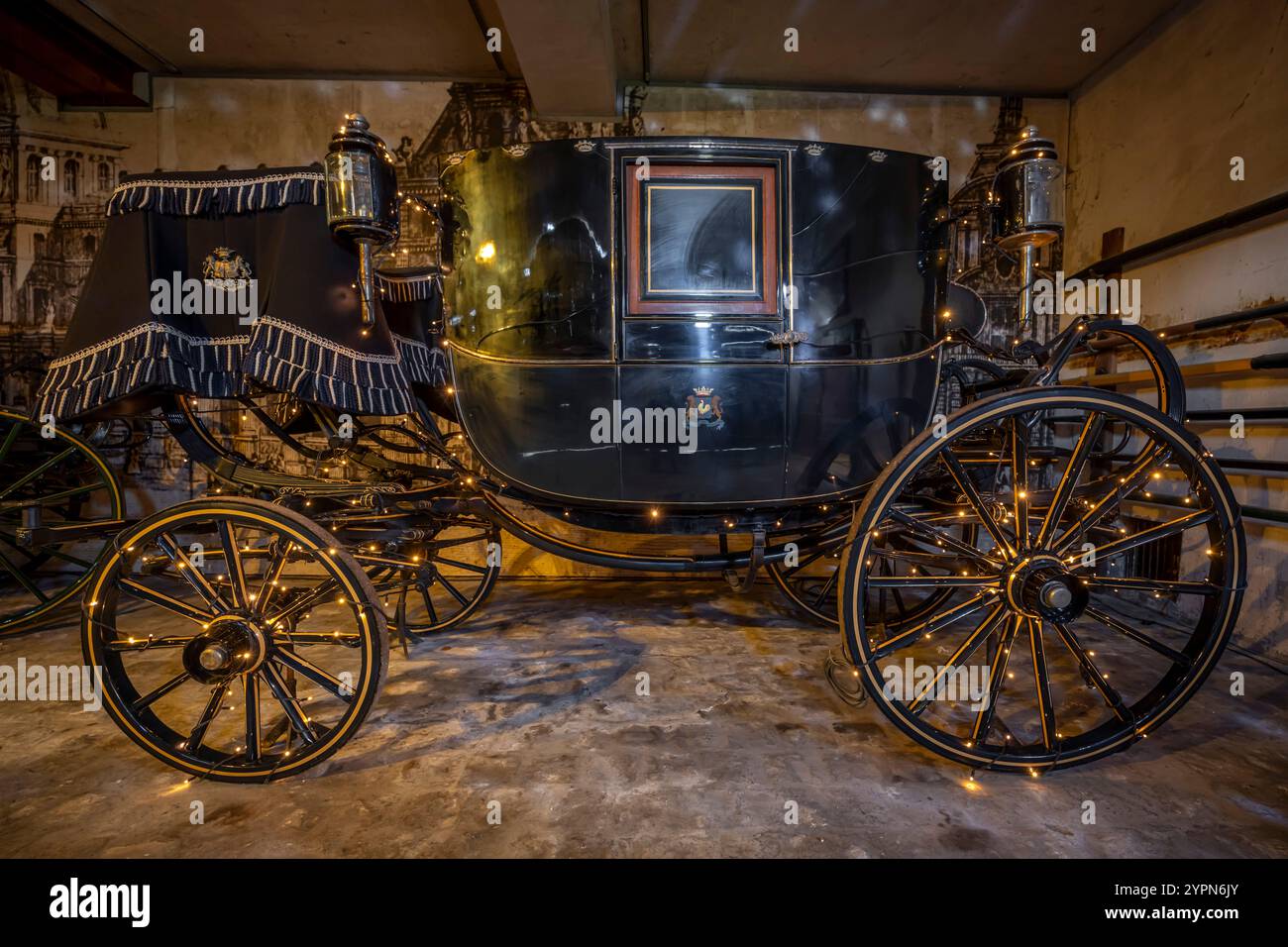 Maincy, France - 11 29 2024: Crew museum. View details of a wooden ...