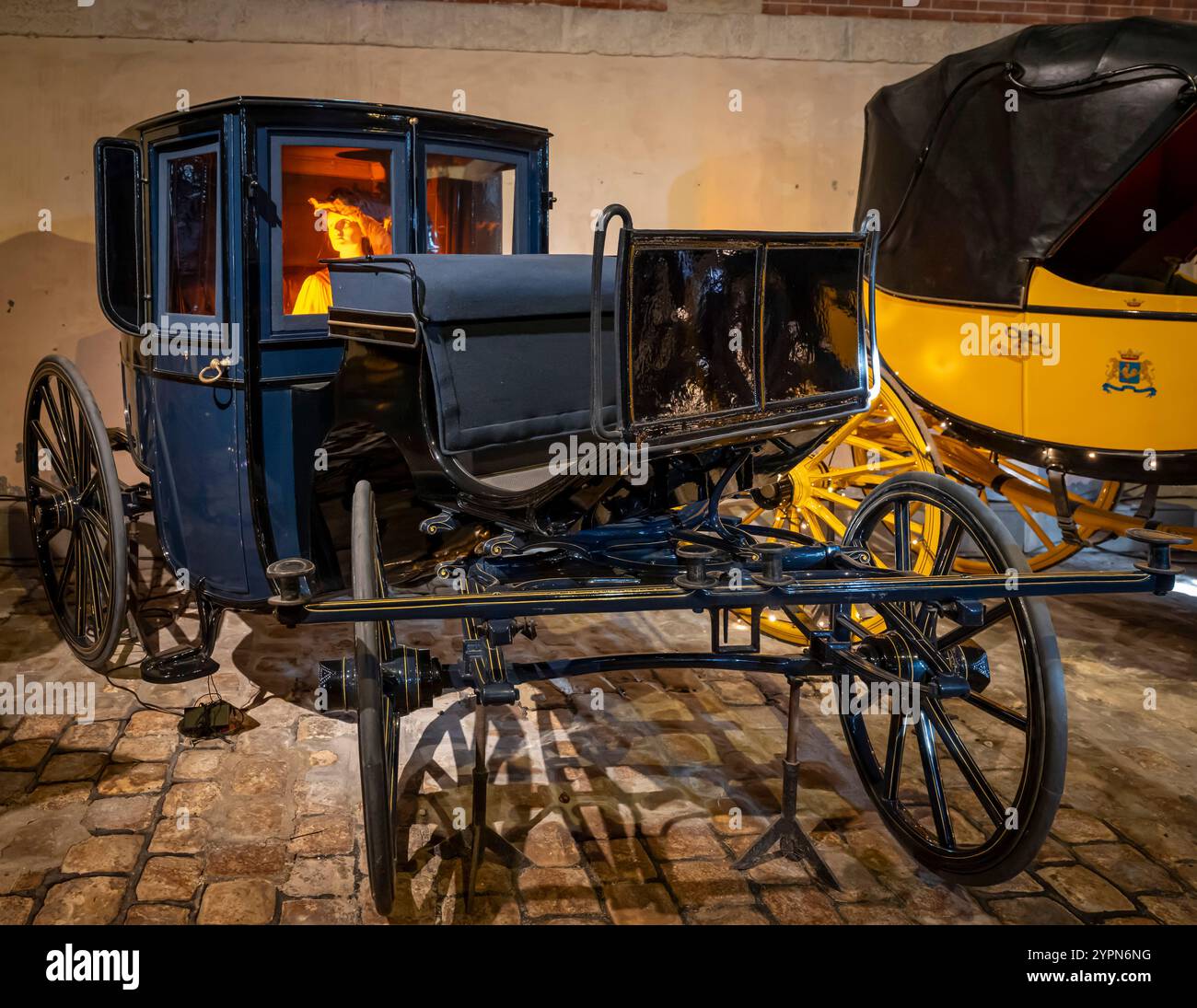 Maincy, France - 11 29 2024: Crew museum. View details of a wooden ...