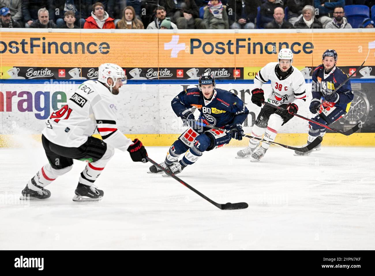 01/12/2024, Ambri, Gottardo Arena, NL: HC Ambri-Piotta - Lausanne HC ...