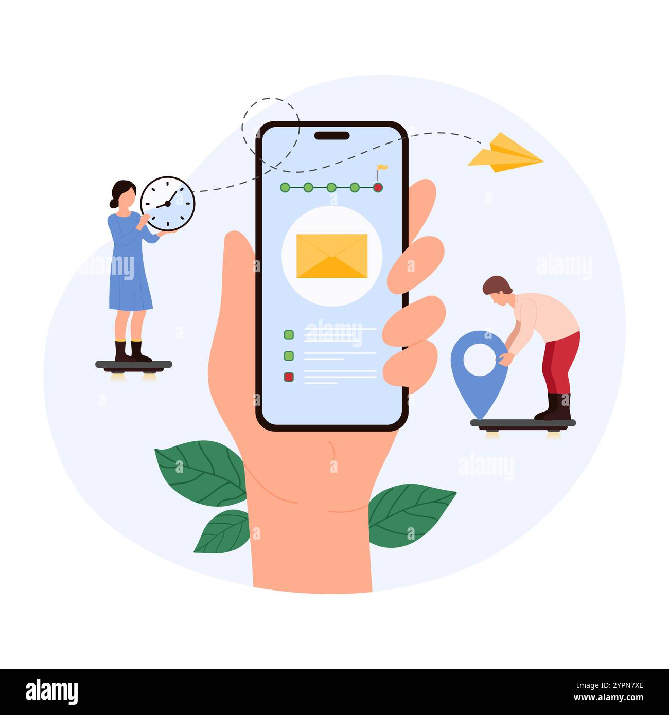 Check status Stock Vector Images - Alamy