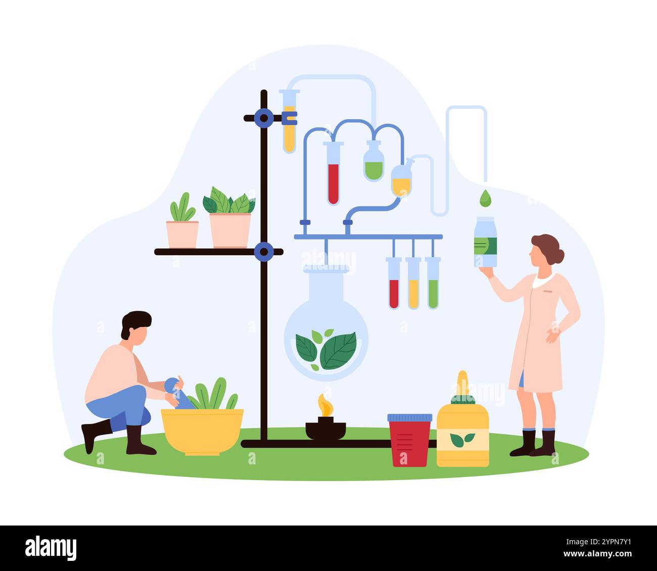 Organic synthesis plant Stock Vector Images - Alamy