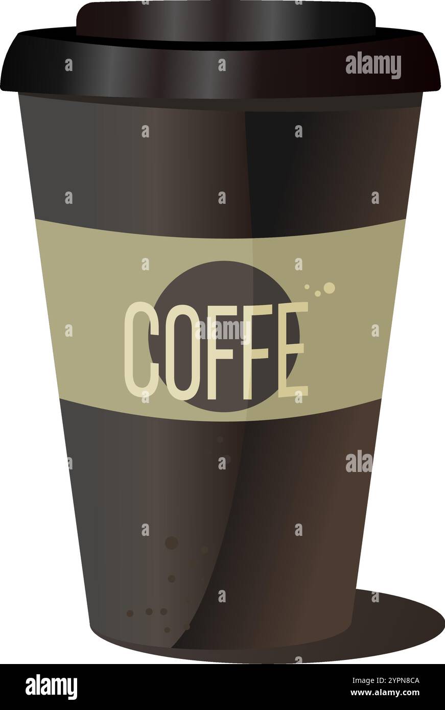 disposable coffee cup - vector illustration Stock Vector Image & Art ...