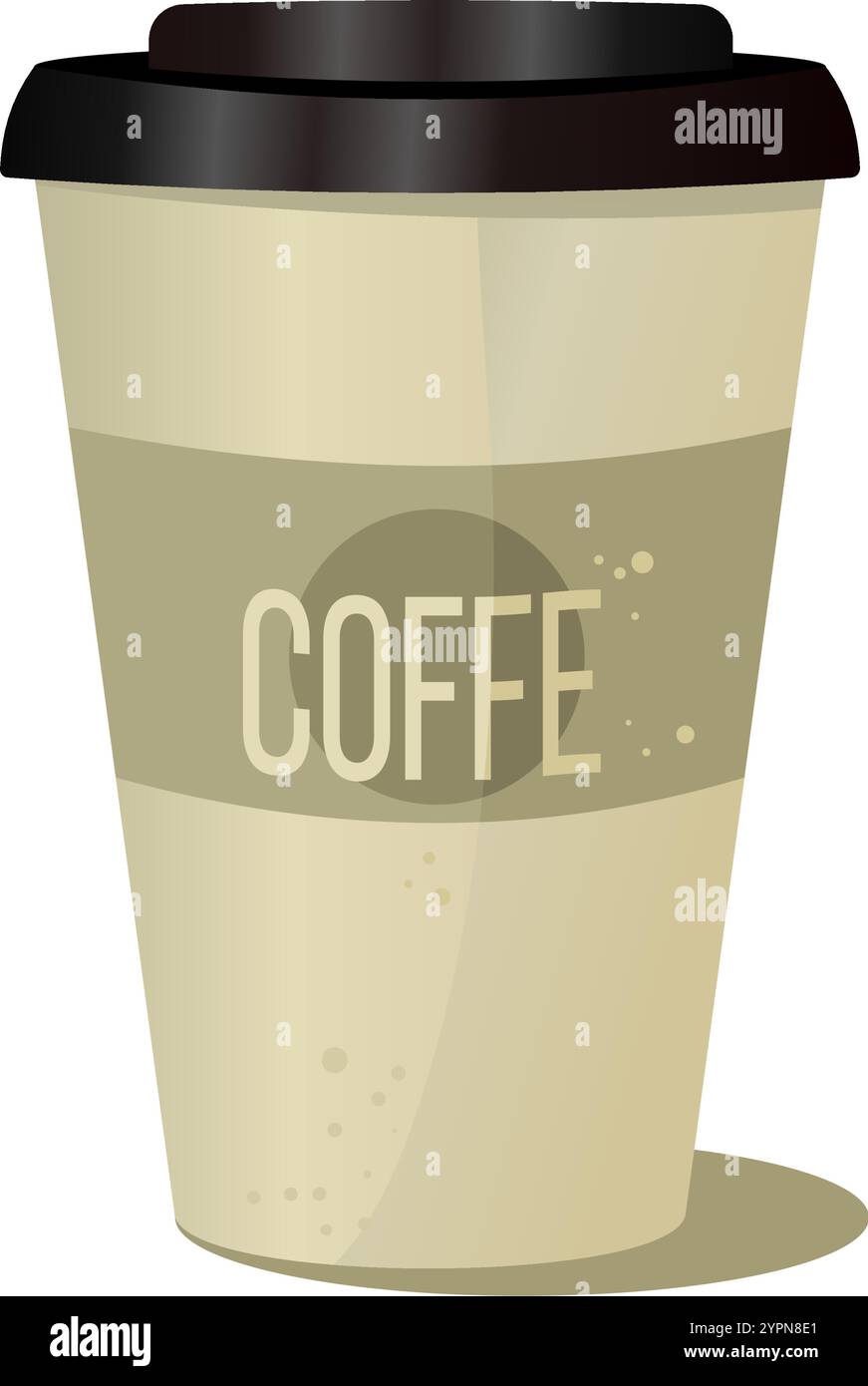 disposable coffee cup - vector illustration Stock Vector Image & Art ...