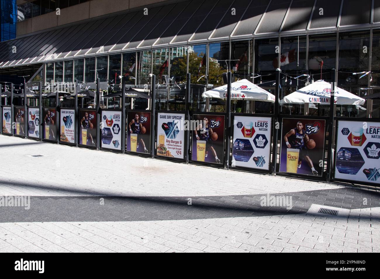 Toronto Maple Leafs signs advertising specials at the Pint Pub on Front ...
