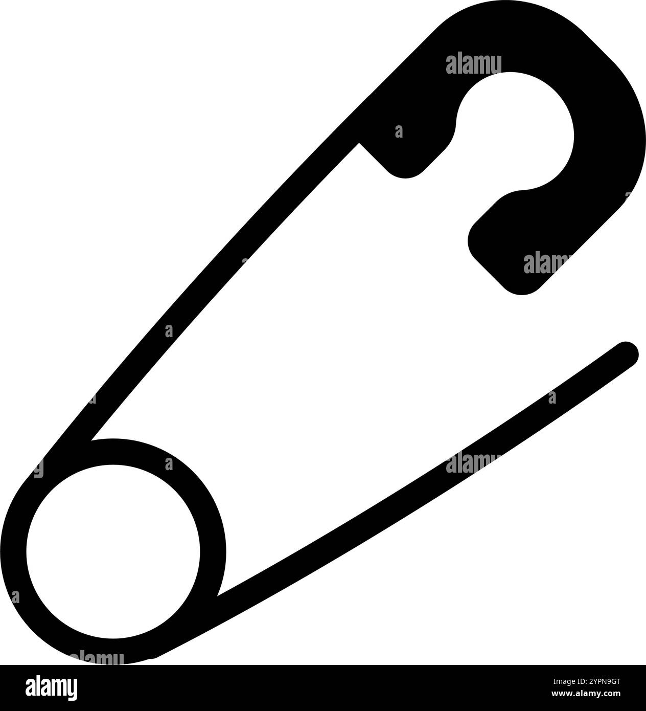 Safety pin attach Black and White Stock Photos & Images - Alamy