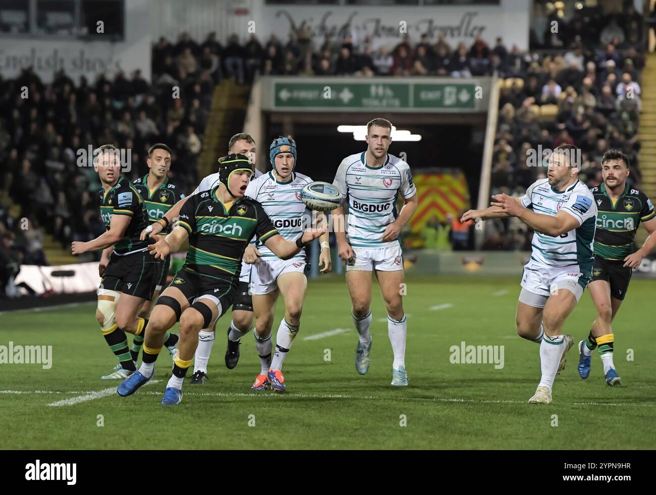 Northampton, UK. 29th Nov, 2024. Henry Pollock of Northampton in action ...