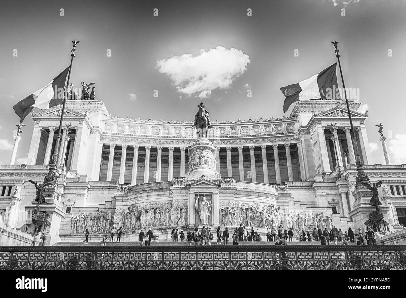 ROME - MAY 19: Victor Emmanuel II Monument, also known as Altar of the ...