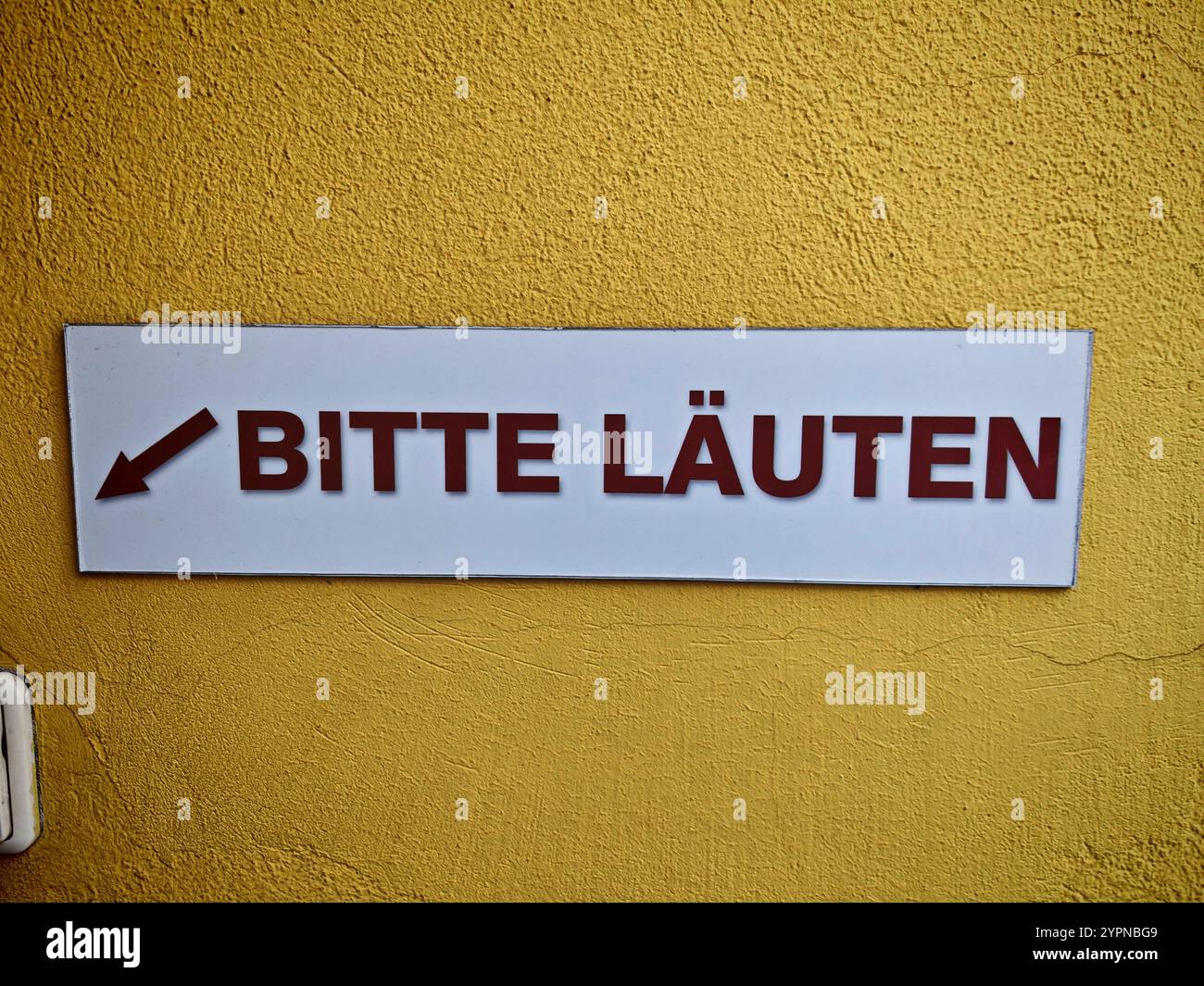 a door bell for ringing and signaling someone is at the door a door ...