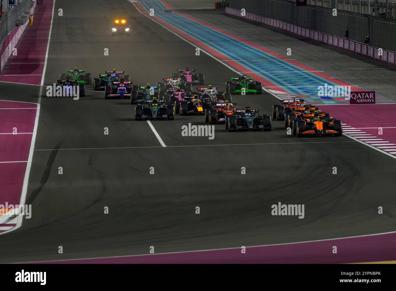 Start sprint race, during the Formula 1 Grand Prix of Qatar 2024, 23rd round of the Formula 1 ...