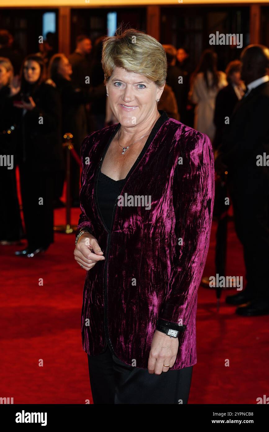 Clare Balding attends the opening for the musical The Devil Wears Prada ...
