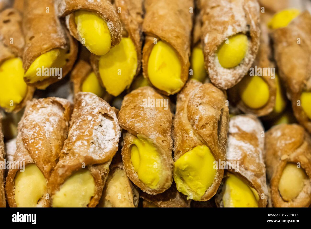 Cannoli, Sicilian pastry consisting of a tube shaped shell of fried ...
