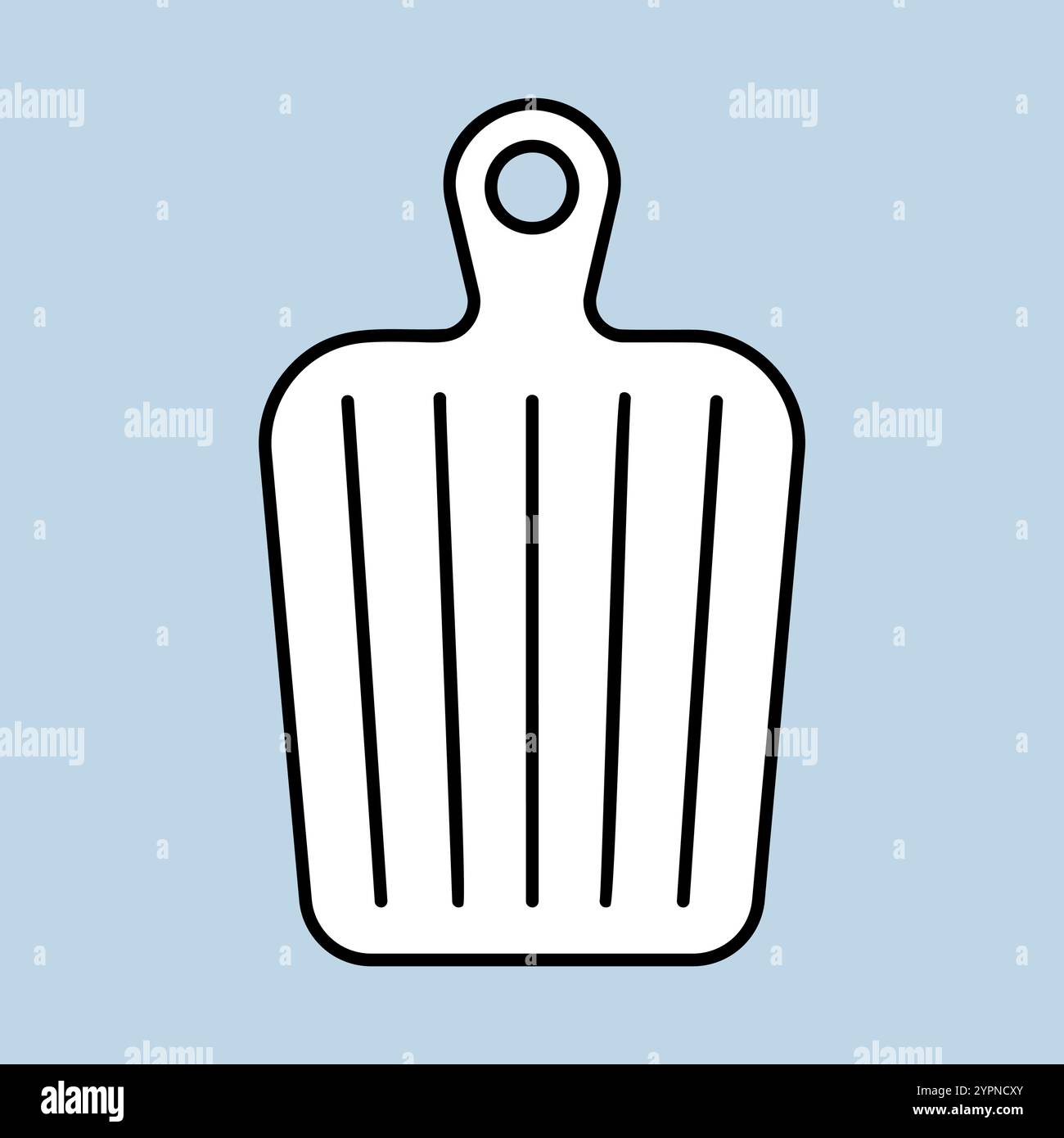 Cutting board vector icon. Chopping Board symbol. Graph symbol for ...