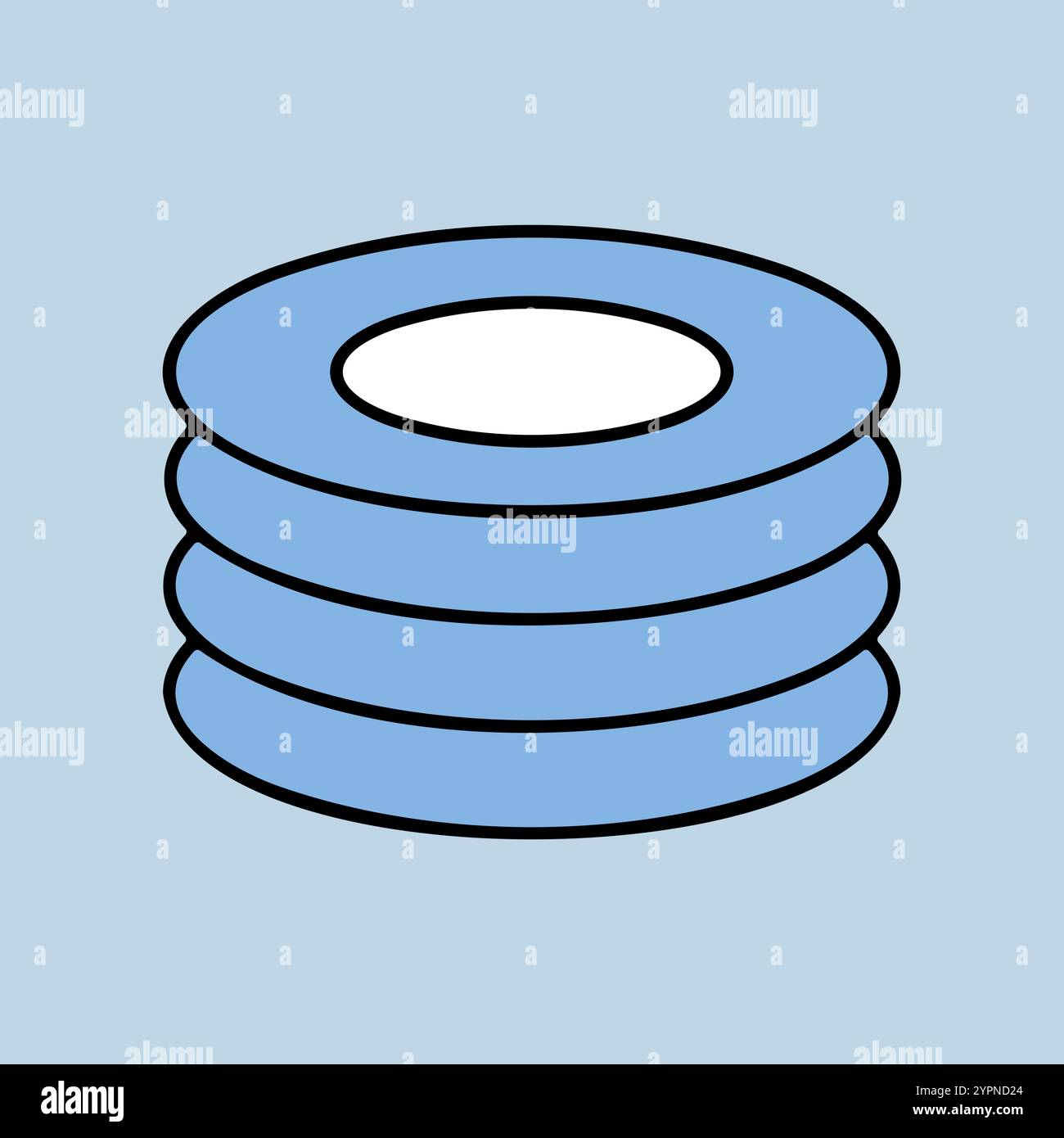 Plates, dishes vector icon. Kitchen appliance. Graph symbol for cooking ...