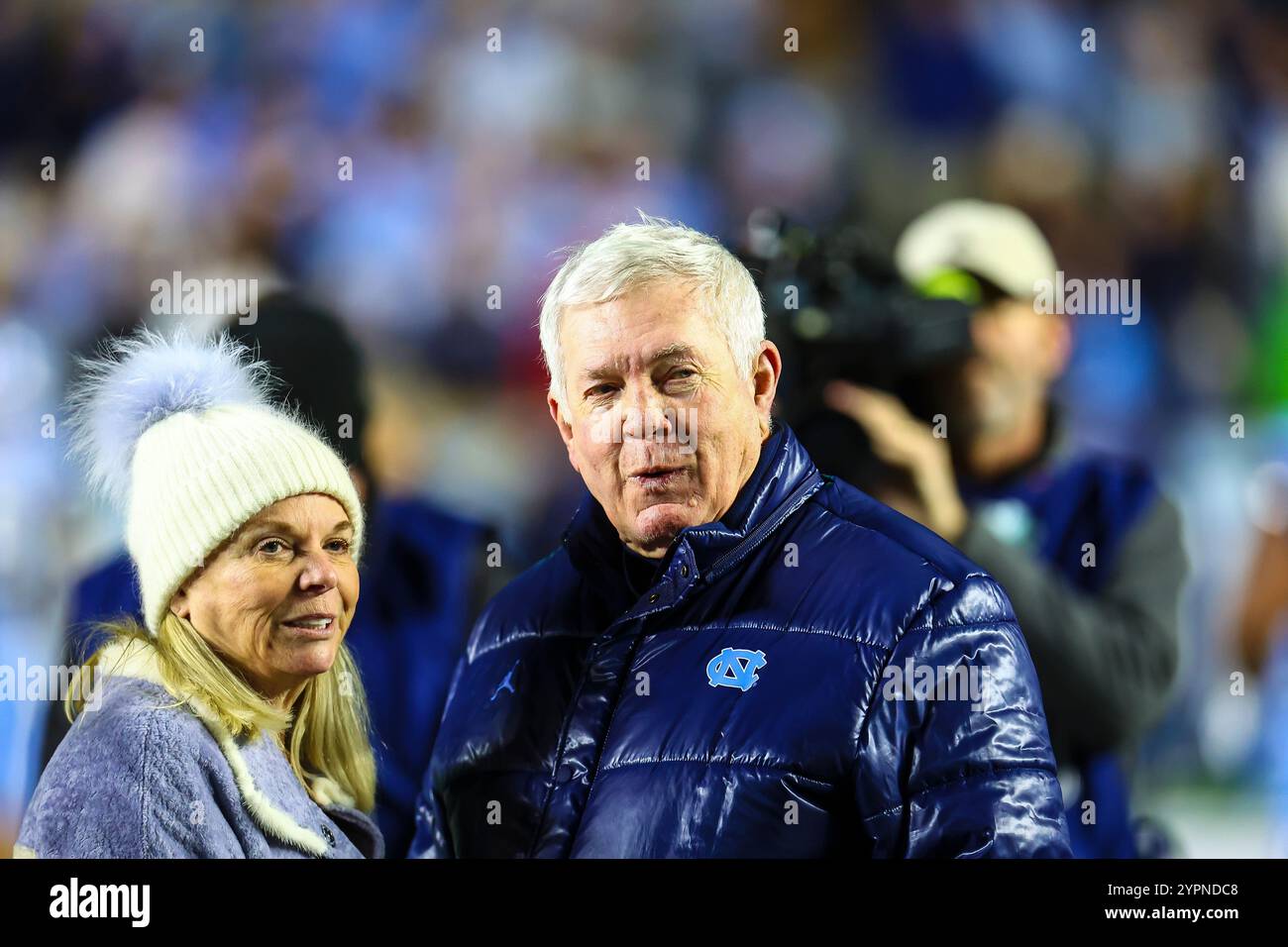 November 30, 2024: Mack Brown is the head football coach for the ...