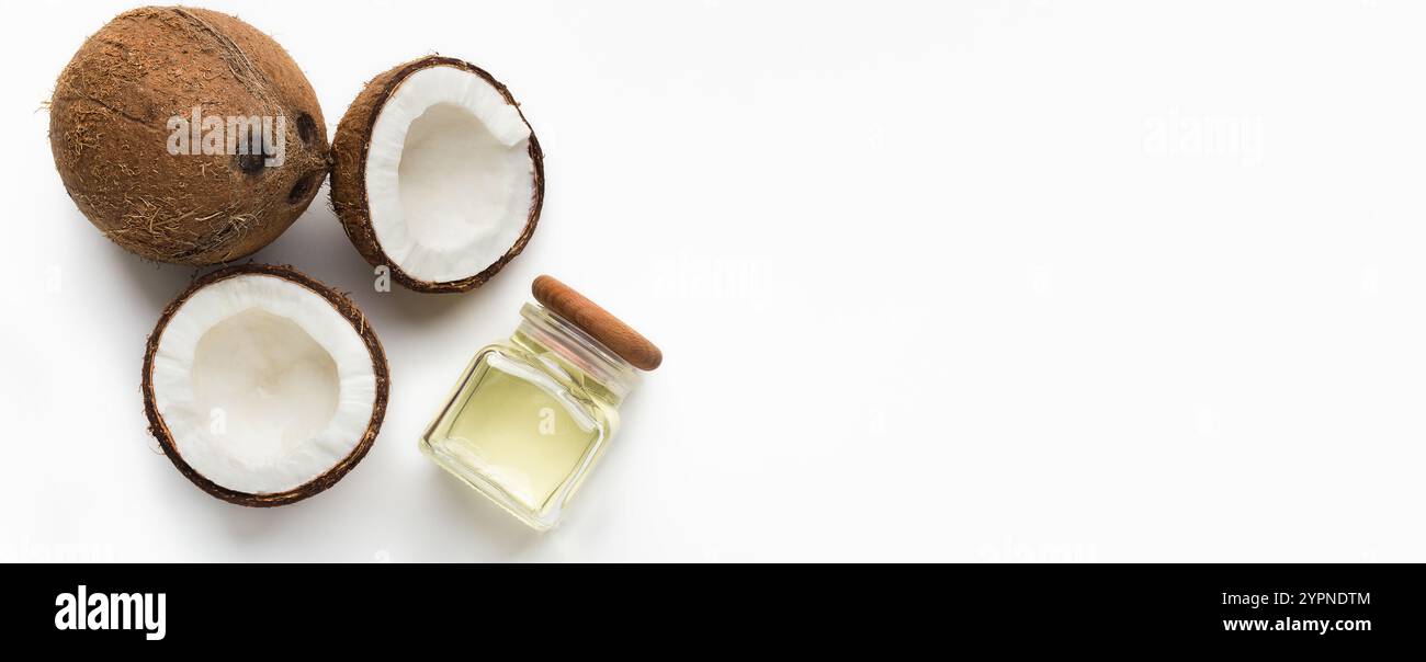Coconut skin care concept Stock Photo - Alamy
