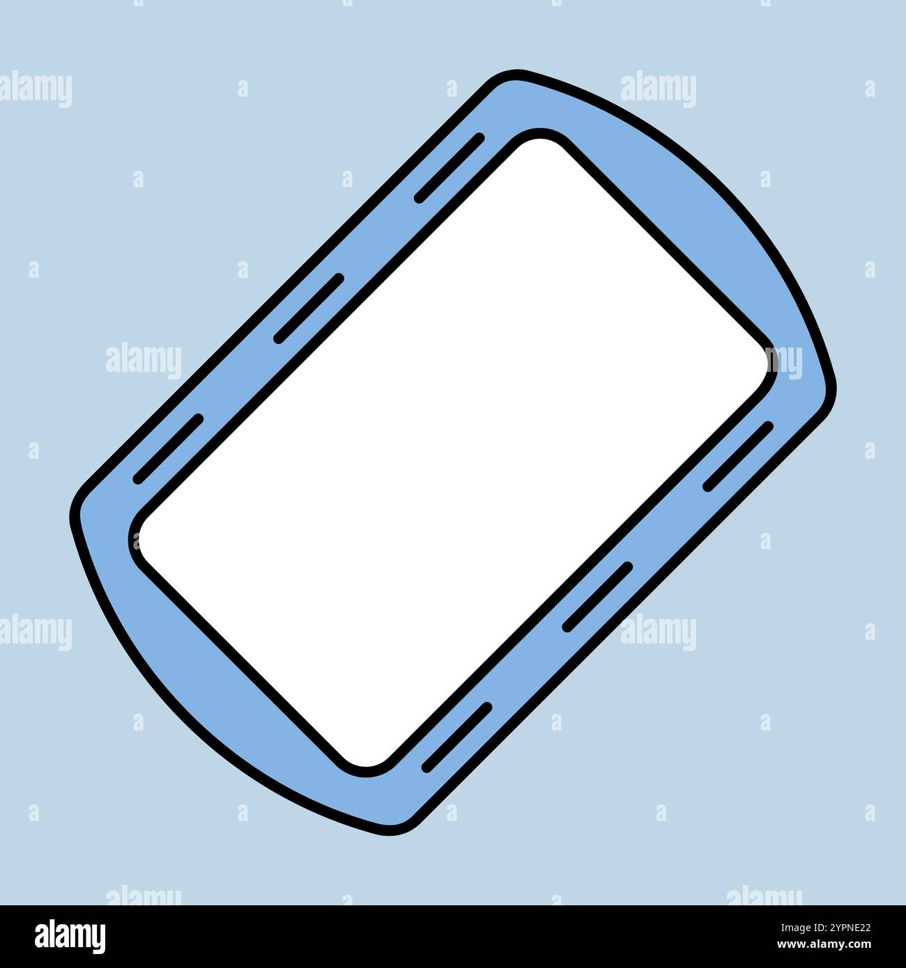 Pan tray for cooking and baking in oven vector icon. Kitchen appliance ...