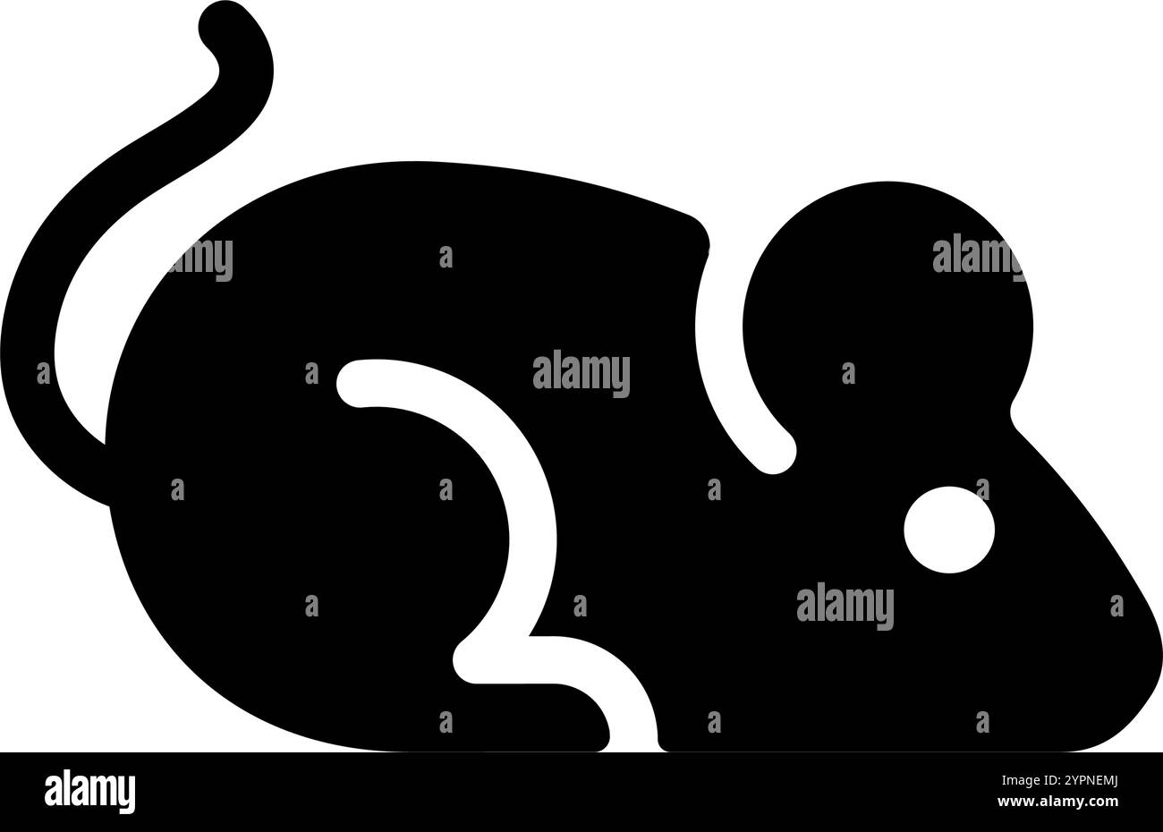Mouse animal icon linear Stock Vector Images - Alamy