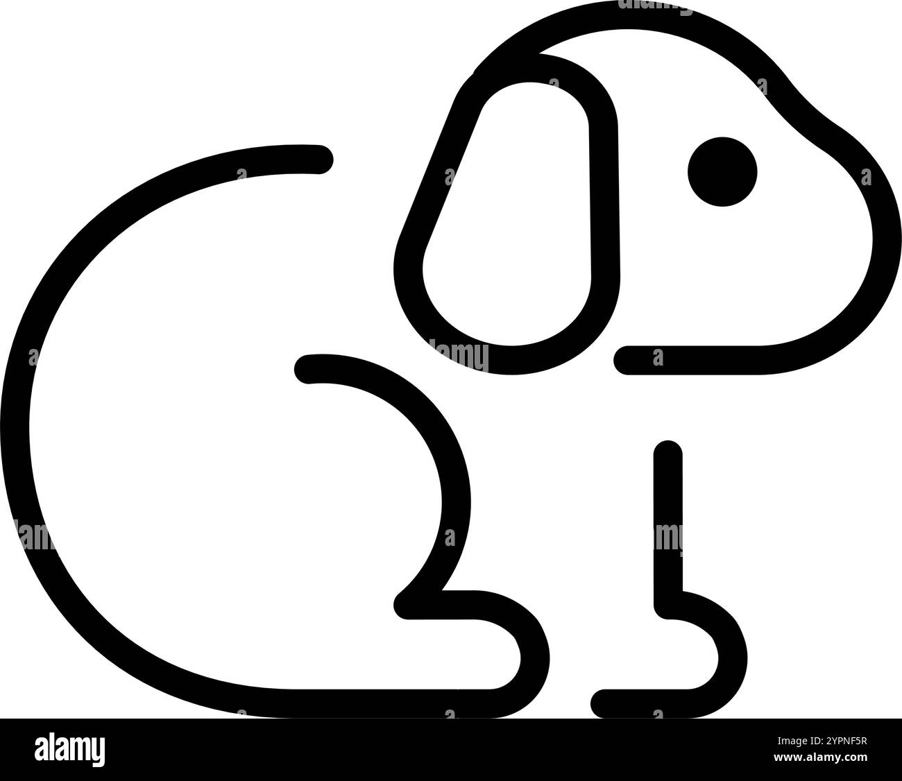 dog, doggie, puppy - vector icon Stock Vector Image & Art - Alamy