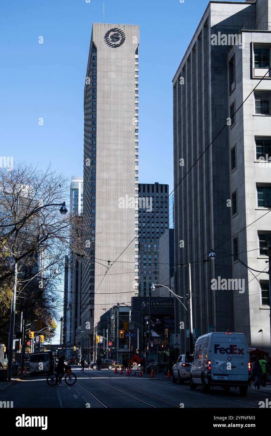 Sheraton Centre hotel on Queen Street West in downtown Toronto, Ontario ...