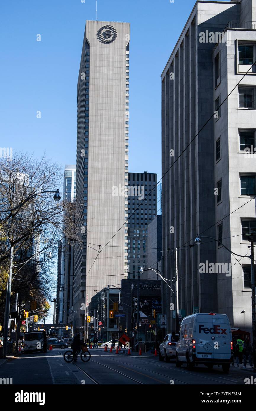 Sheraton Centre hotel on Queen Street West in downtown Toronto, Ontario ...